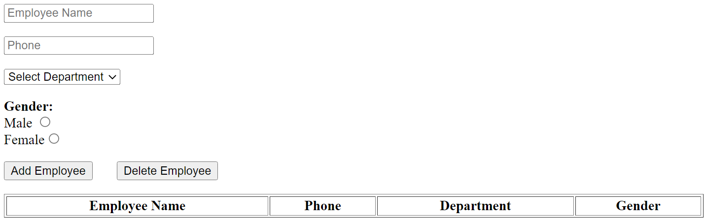 Solved Create a web page as shown below: When click on Add | Chegg.com
