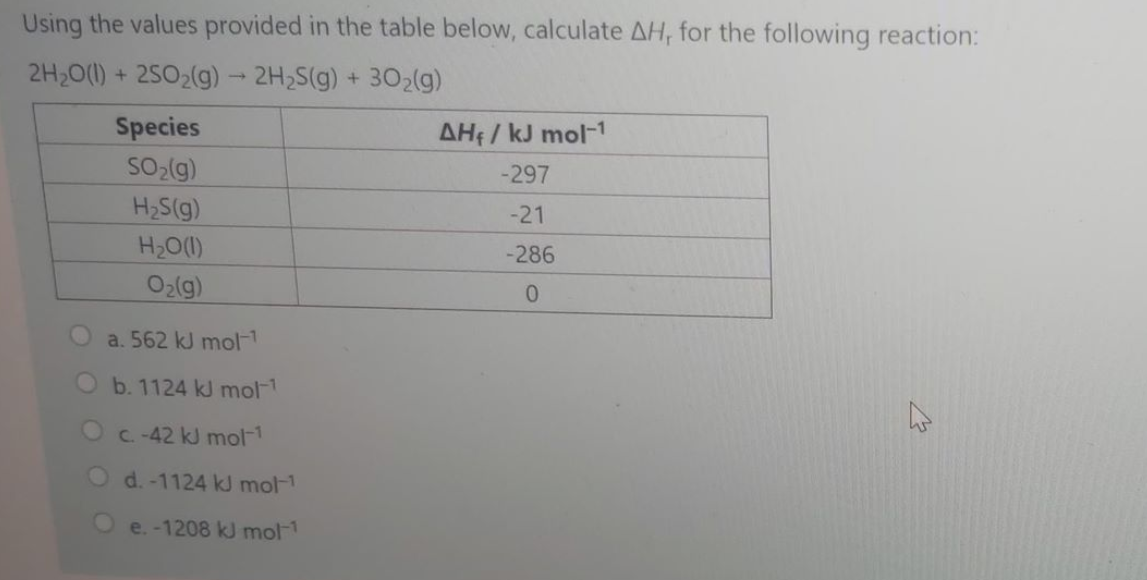 Solved Using the values provided in the table below, | Chegg.com