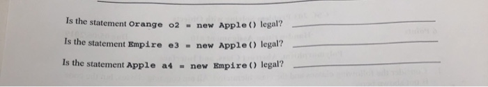 Solved Polymorphism, Abstract Class, and Interface 1. | Chegg.com