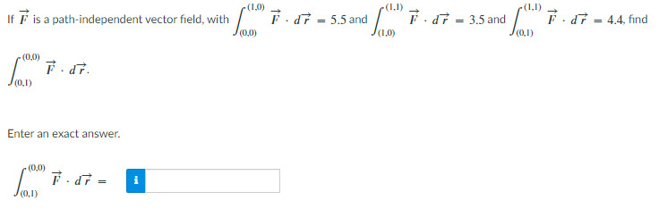 Solved If F is a path-independent vector field, with | Chegg.com