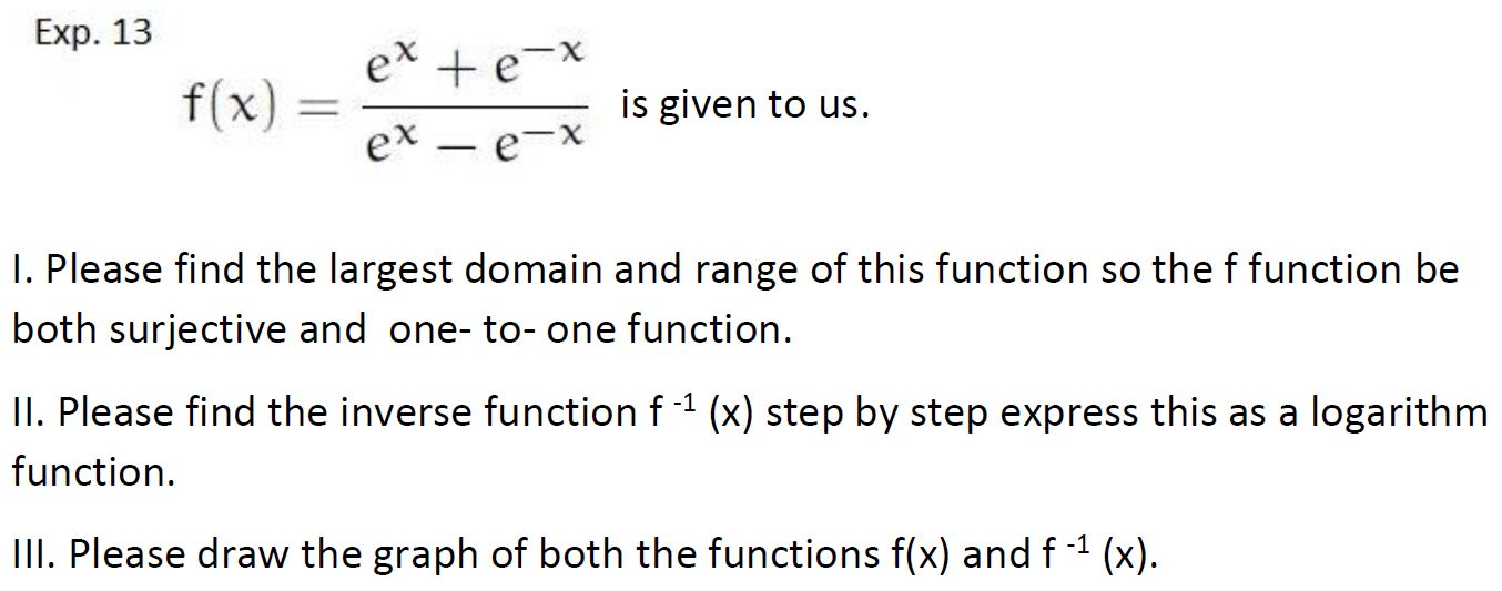 Solved Exp 13 F X Ex E Ex E Is Given To Us 1