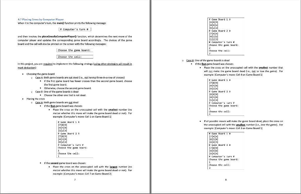 Solved 2. Program Flow1. Introduction Notakto is a game | Chegg.com