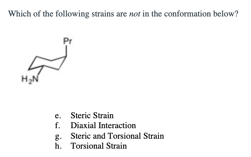Solved Which of the following strains are not in the | Chegg.com