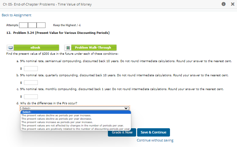 Solved Ch 05-End-of-Chapter Problems - ﻿Time Value of | Chegg.com