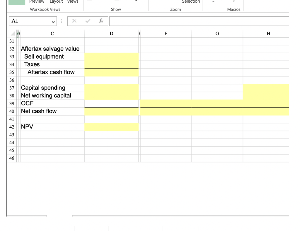 Solved Ruler Formula Bar QE FD Gridlines Headings | Chegg.com