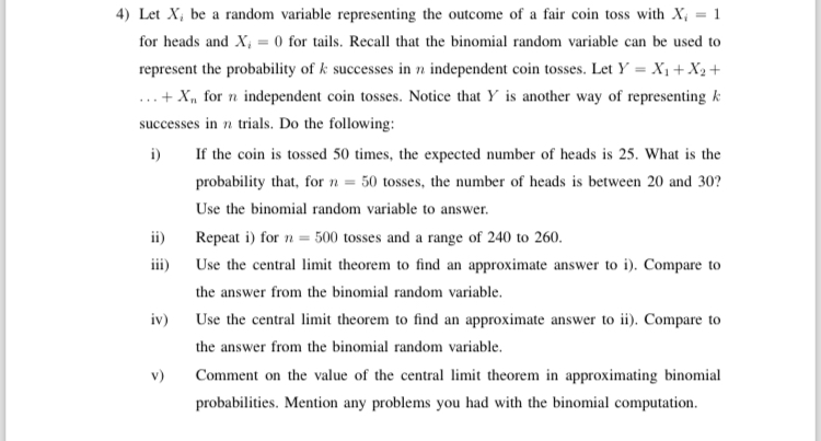 Solved Let xi ﻿be a random variable representing the outcome | Chegg.com