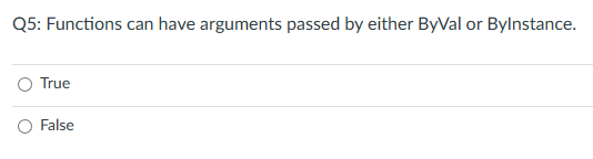 Solved Q5: Functions always return a value at the end of | Chegg.com