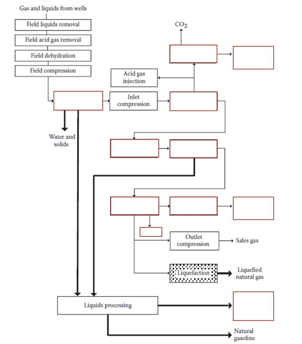 Solved Gas and liquids from wells Field liquids removal | Chegg.com