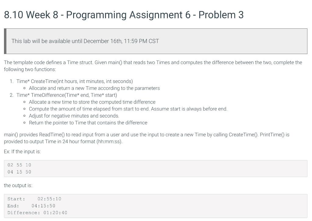 Solved This is in C language Template: #include | Chegg.com