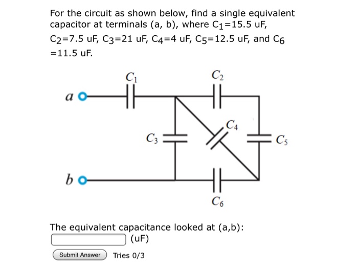 Solved For the circuit as shown below, find a single | Chegg.com