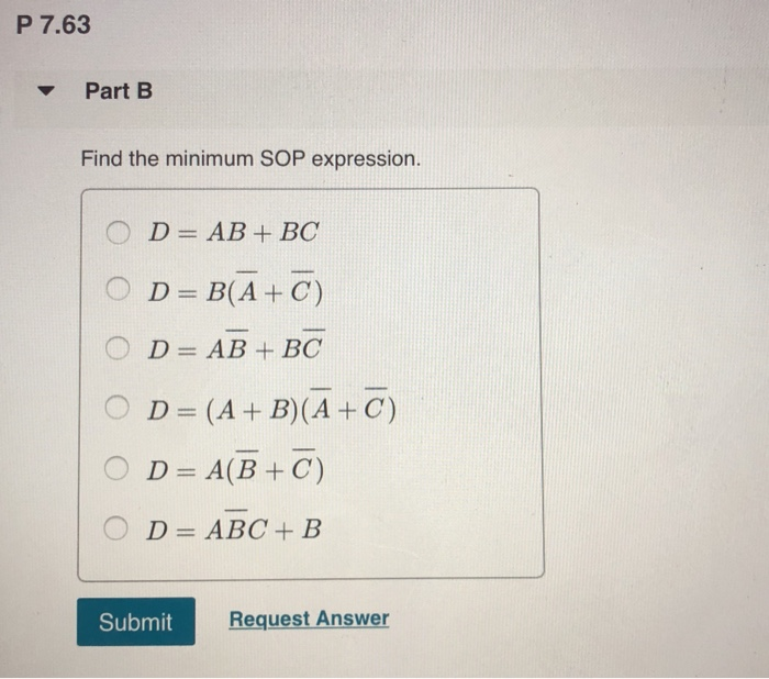 Solved Construct A Karnaugh Map For The Logic Function D Abc 