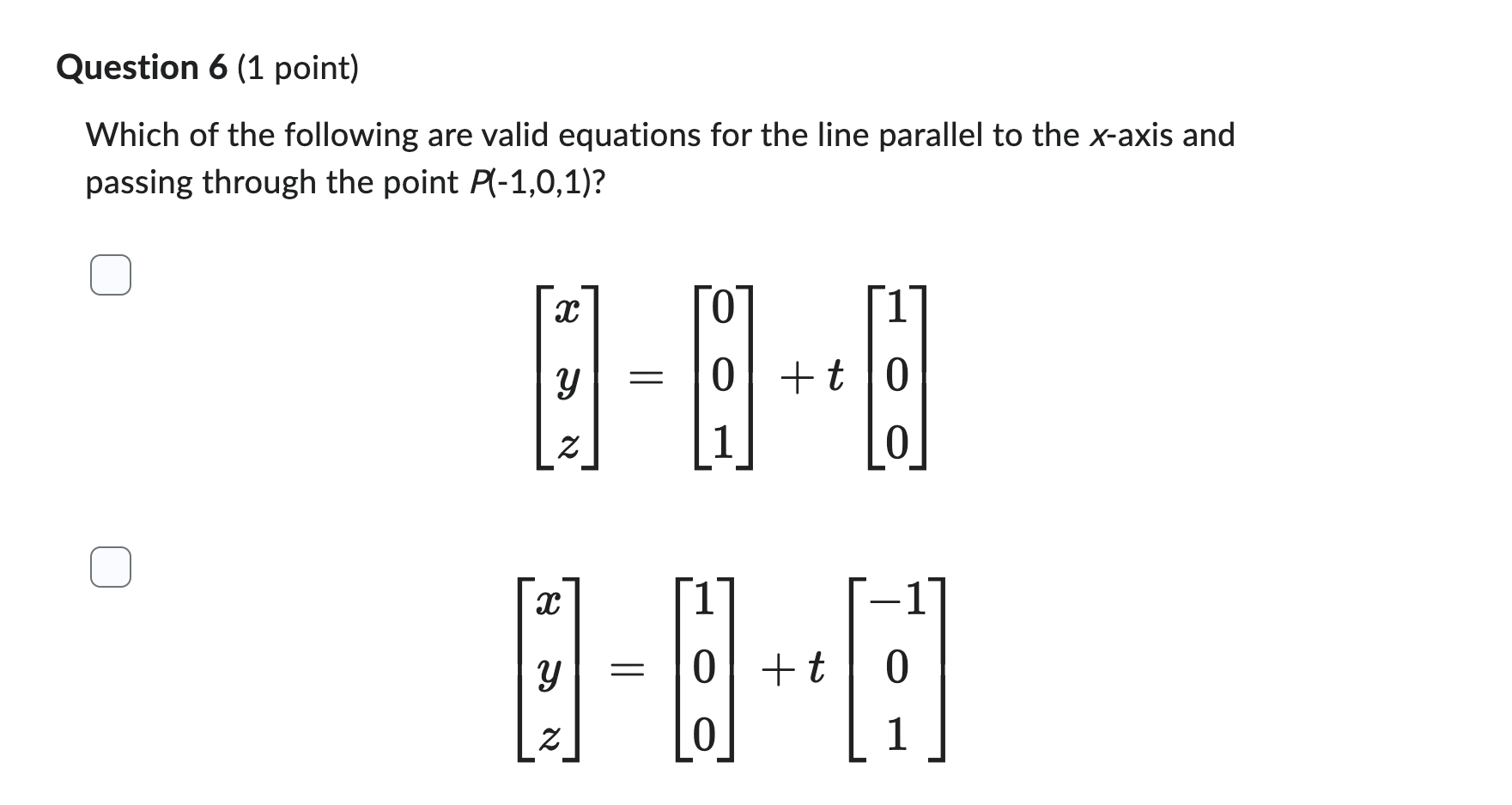 Solved Which of the following are valid equations for the | Chegg.com
