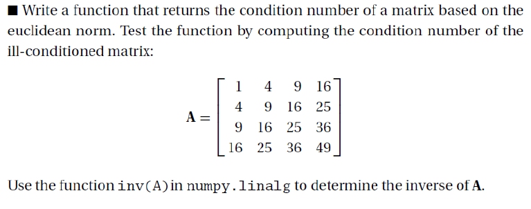 Q. Make each Python program that solves the following | Chegg.com