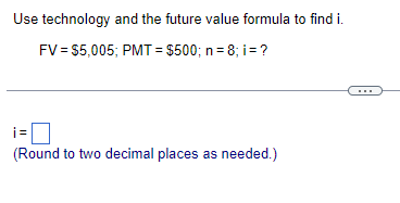 Solved Use technology and the future value formula to find | Chegg.com