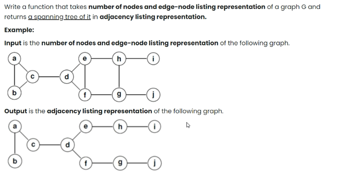 Solved Write a function that takes number of nodes and | Chegg.com
