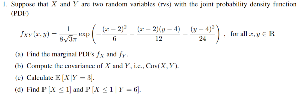 Solved Suppose that X and Y are two random variables (rvs) | Chegg.com