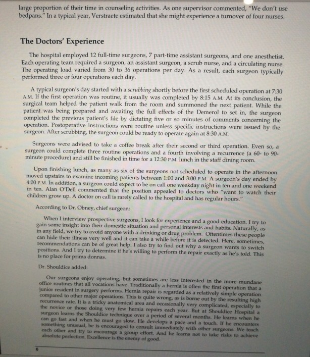 Solved Operations Management 1. How successful is Shouldice | Chegg.com