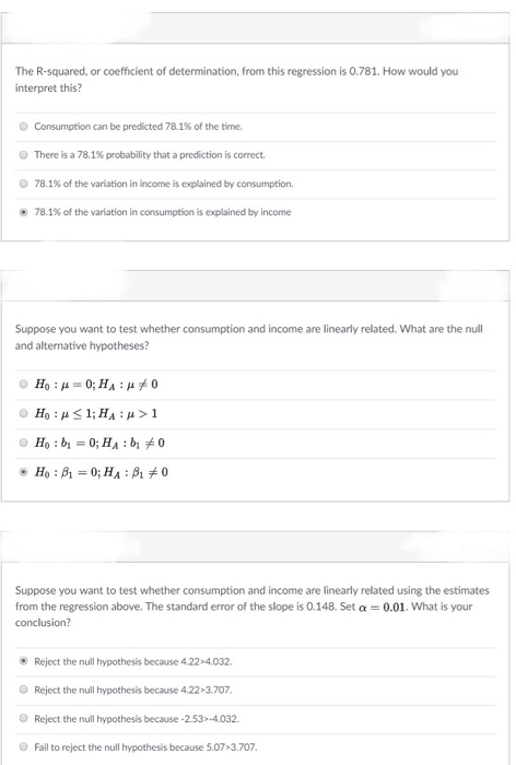 Solved The R-squared, or coefficient of determination, from | Chegg.com