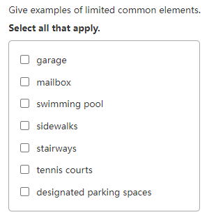 Solved Give examples of common elements. Select all that | Chegg.com