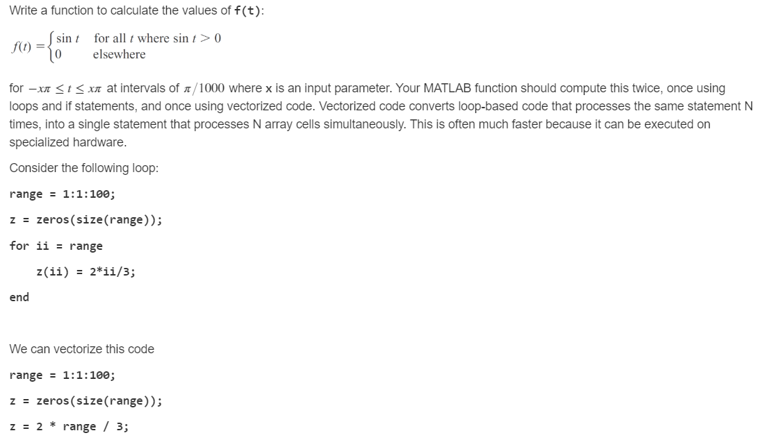 Solved MATLAB: If x has a value like 10, y and z should be | Chegg.com