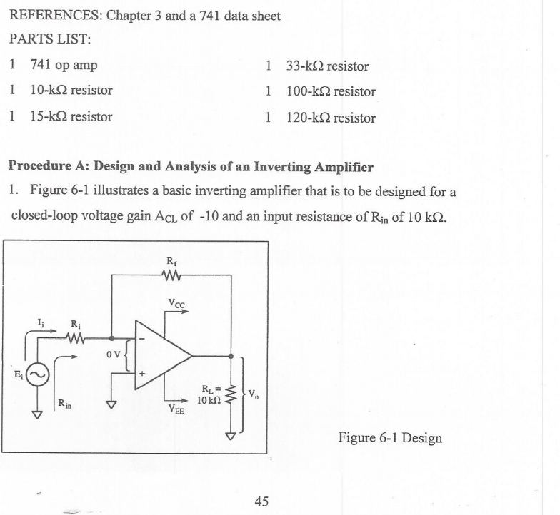 Solved 2. Since Rin for an inverting amplifier equals Ri, | Chegg.com