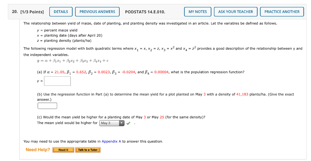 Solved 20. [1/3 Points) DETAILS PREVIOUS ANSWERS PODSTAT5 | Chegg.com Solved 20. [1/3 Points) DETAILS PREVIOUS ANSWERS PODSTAT5 | Chegg.com