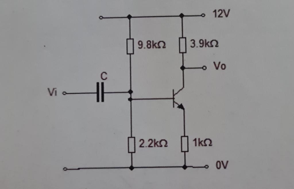 Solved Determine the quiescent collector current, the | Chegg.com