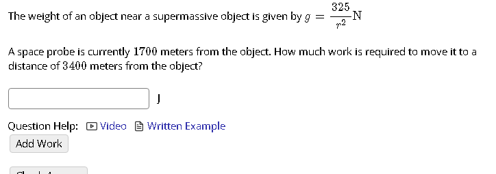 Solved The weight of an object near a supermassive object is | Chegg.com