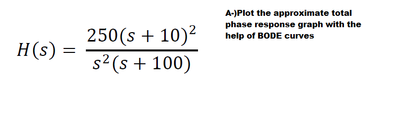 Solved A-)Plot the approximate total phase response graph | Chegg.com