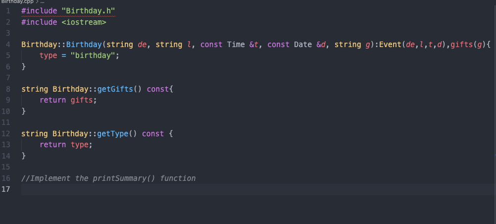 Solved Inheritance and Polymorphism C++ You will be building | Chegg.com