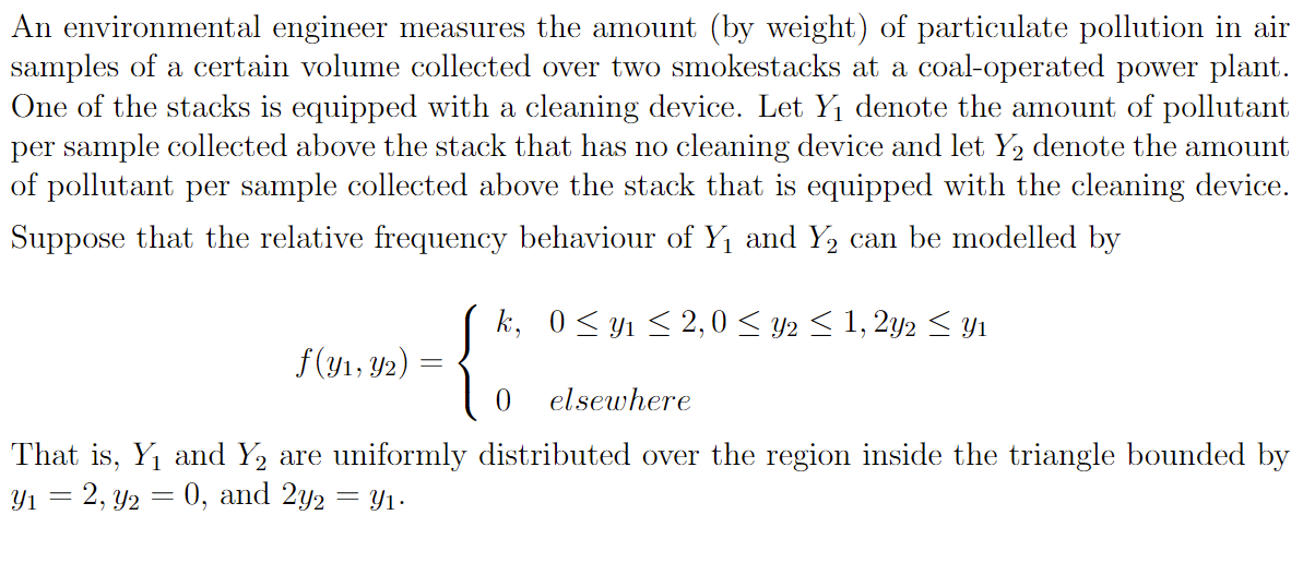 Solved An environmental engineer measures the amount (by | Chegg.com