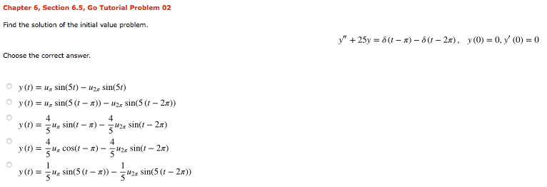 Solved Chapter 6, Section 6.5, Go Tutorial Problem 02 Find | Chegg.com
