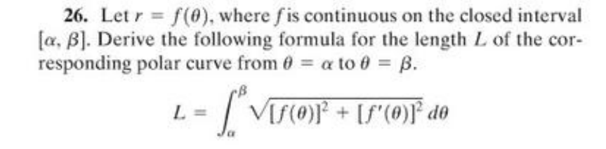 Solved 2. Find the length of the polar curve r=1−cosθ for θ | Chegg.com
