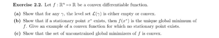 Solved Let f: R^n rightarrow R be a convex differentiable | Chegg.com