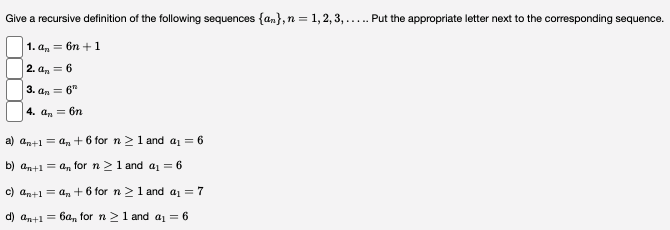 Solved Give a recursive definition of the following | Chegg.com