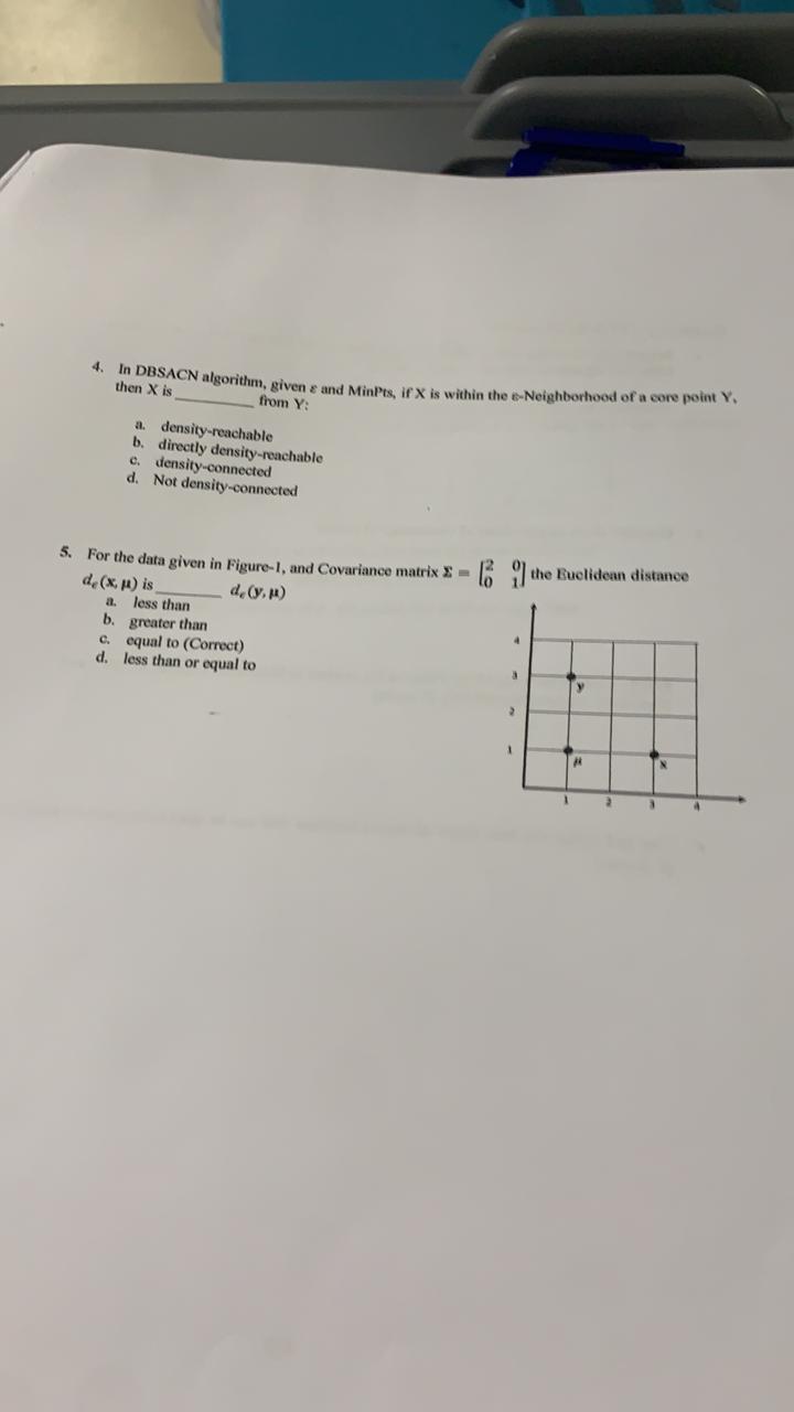 Solved Based on the Euclidean distance matrix below, apply | Chegg.com