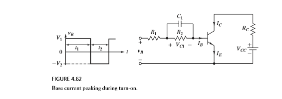 Solved 4.18 The base drive voltage to the circuit, as shown | Chegg.com