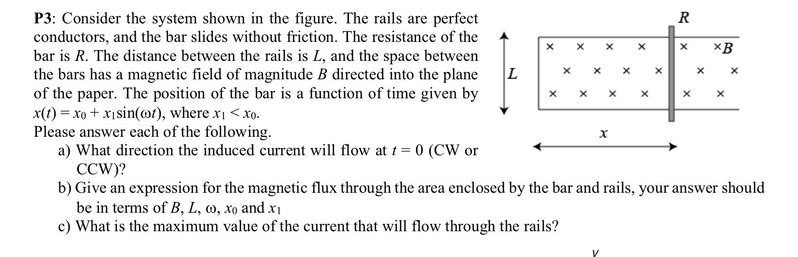 Solved P3: Consider the system shown in the figure. The | Chegg.com