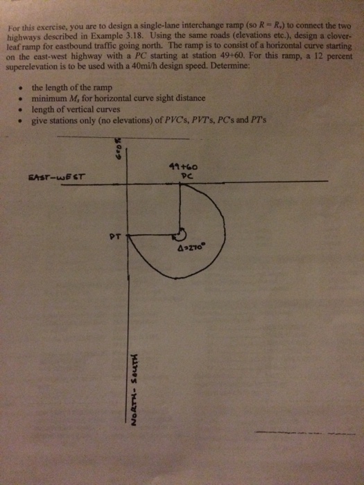 For this exercise, you are to design a single-lane | Chegg.com