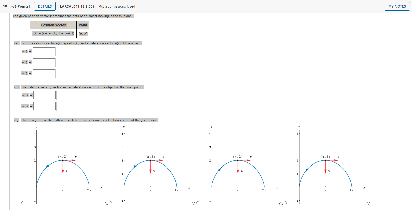 The given position vector r describes the path of an | Chegg.com