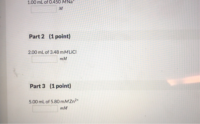 Solved 4 Question (3 points) Calculate the final | Chegg.com