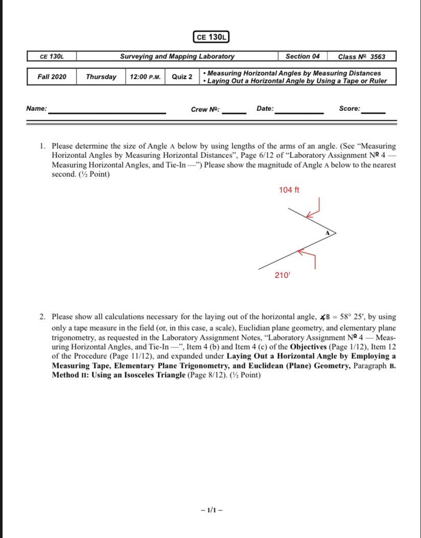 Solved how do I do this problem using the lengths and page | Chegg.com