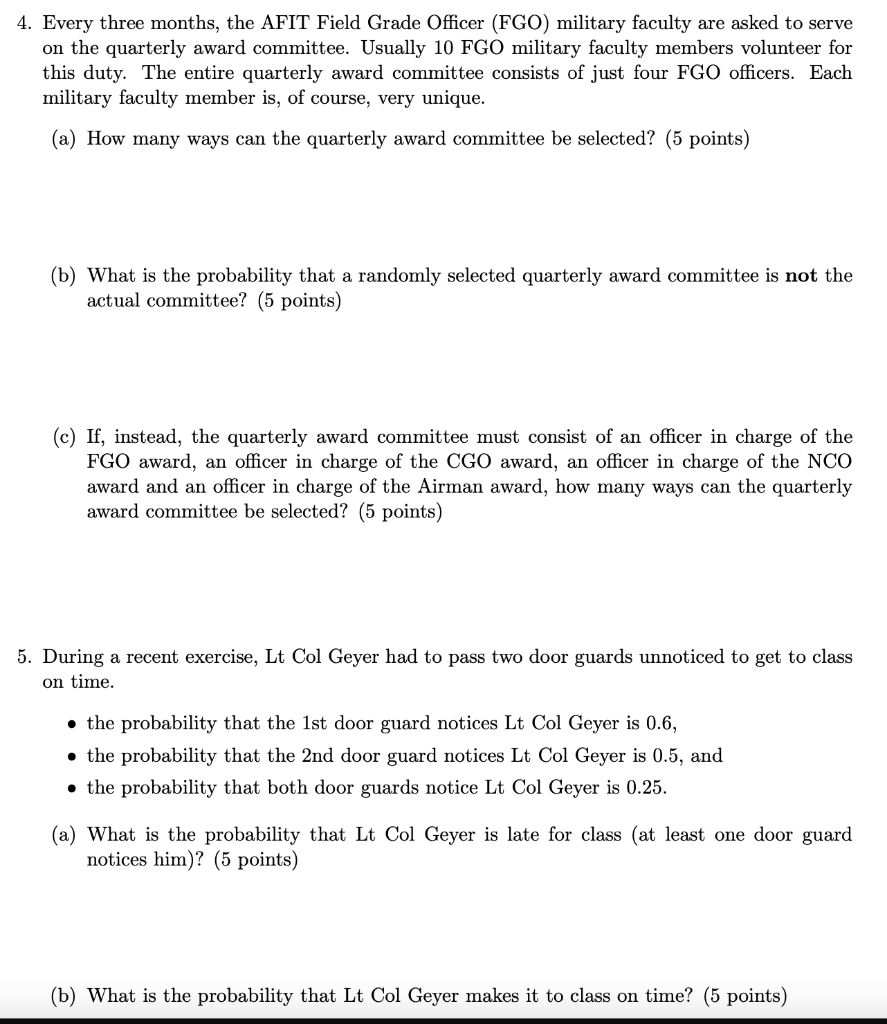 Solved fxy(x,y) 1. Brig. Gen. Jack D. Ripper, the commander | Chegg.com