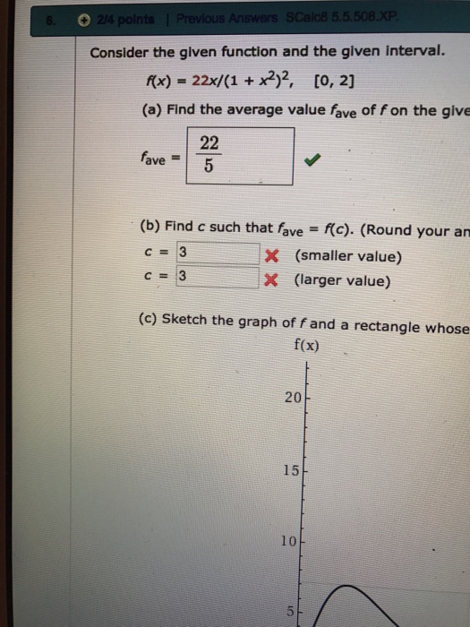 Solved Consider the given function and the given interval. | Chegg.com