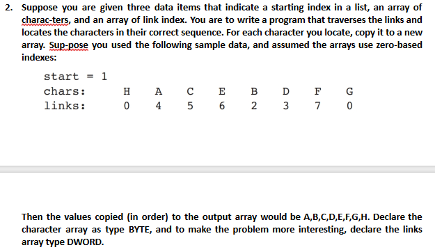 2. Suppose you are given three data items that | Chegg.com