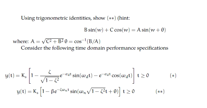 Solved Using trigonometric identities, show (**) (hint: B | Chegg.com