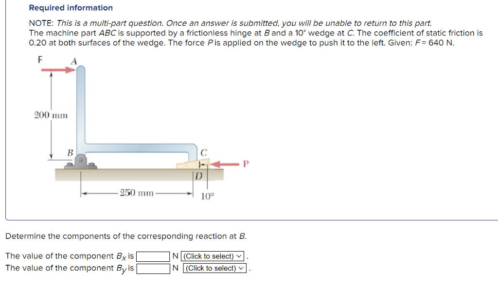 Solved Required information NOTE: This is a multi-part | Chegg.com