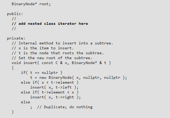 Solved Exercise 1: Implement the Set ADT in a file Set.h as | Chegg.com