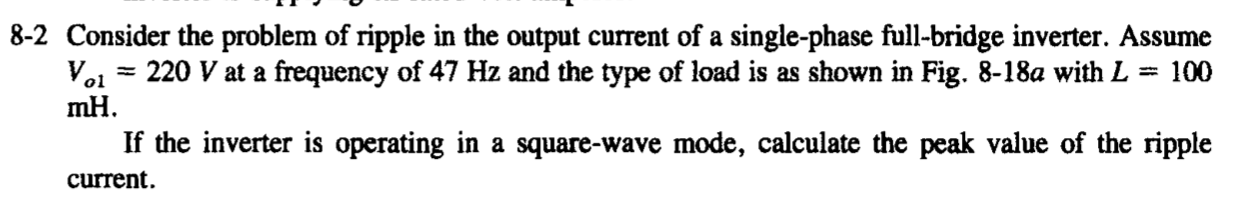 2 Consider the problem of ripple in the output | Chegg.com