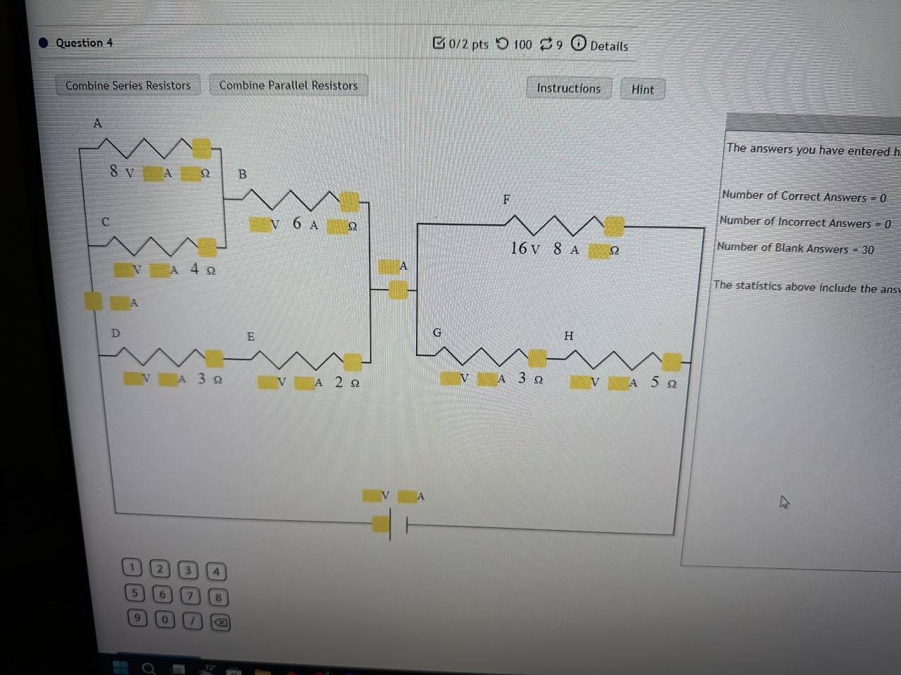 Solved he circuit at left is a puzzle. To completely solve | Chegg.com